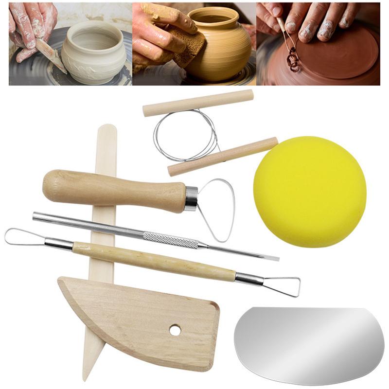 8 Pieces Polymer Clay Tools Kit Ceramic Pottery Modeling Cla - TikTok ...