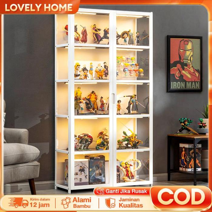Promo LOVE Lemari pajangan buatan tangan kaca imitasi transparan lemari ...