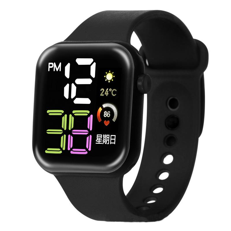 Jam Tangan Sukan, Persegi Berkilau, Paparan Dwi, Watak Besar - TikTok ...