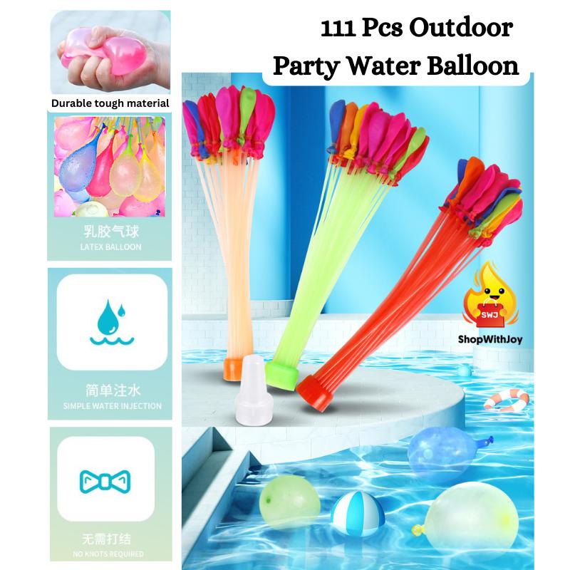 【ShopWithJoy】111 Pcs Outdoor Party Water Balloon Outdoor Pla - TikTok ...