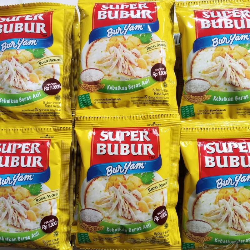 Super Bubur Buryam Rasa Ayam isi 10 Sachet - Buriam - Shop | Tokopedia