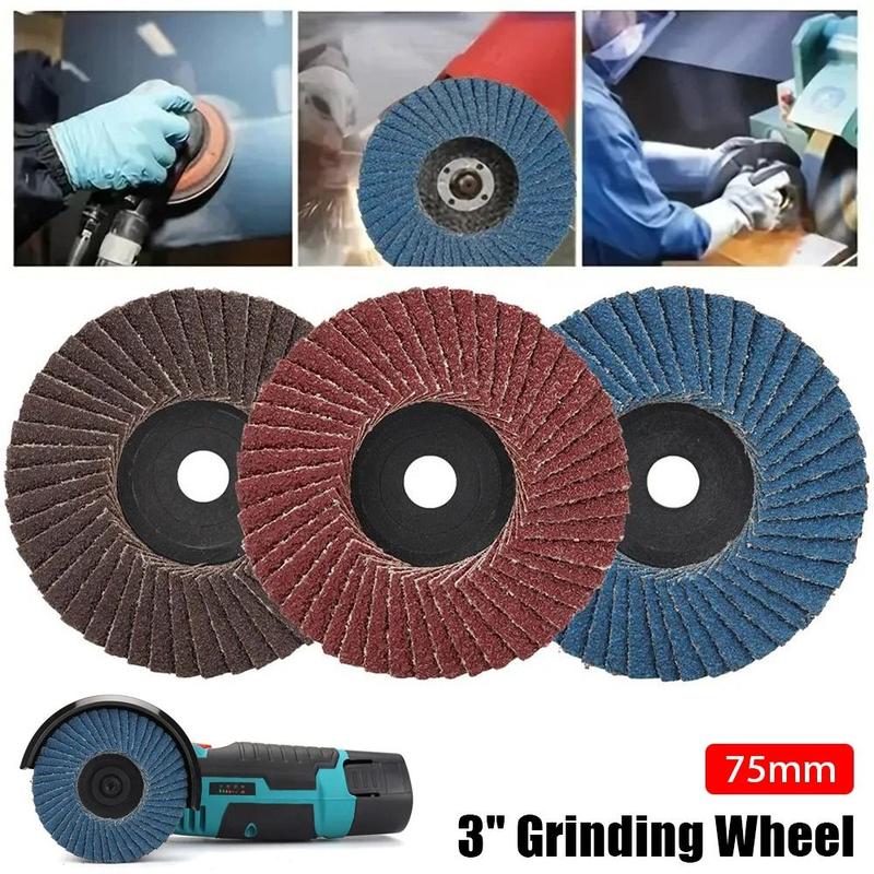 Roda Pengisar, Tahan Lama, 75mm 3 ", Cakera Kepak Rata, Aksesori ...