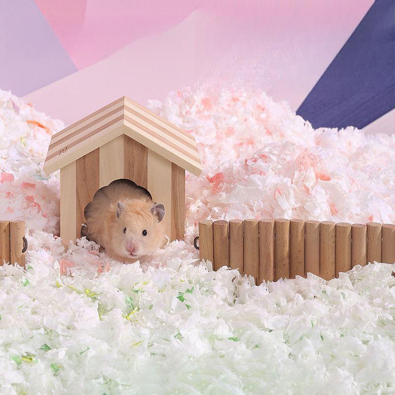 Hamster colorful paper cotton bedding absorbent golden bear supplies ...