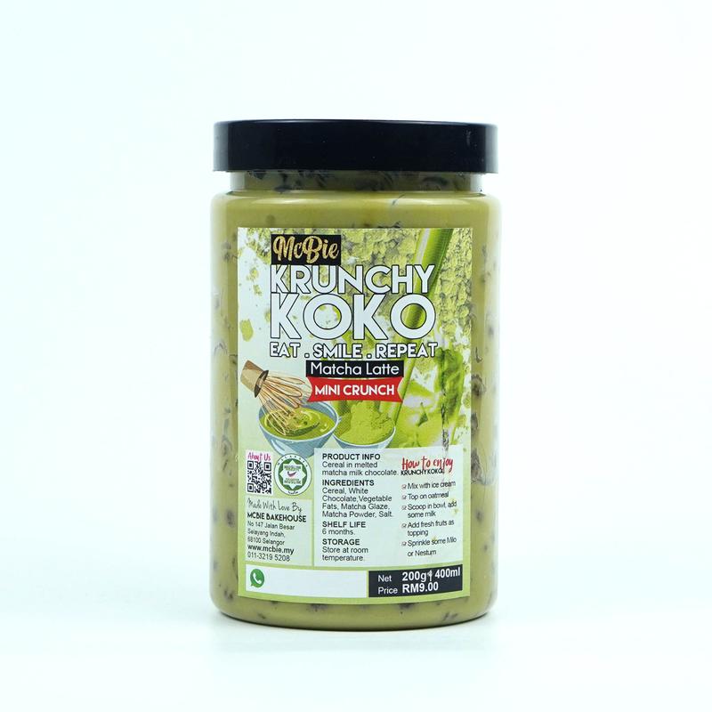 400ml Choco Jar Matcha Mini Koko Crunch Bubble Rice - TikTok Shop Malaysia