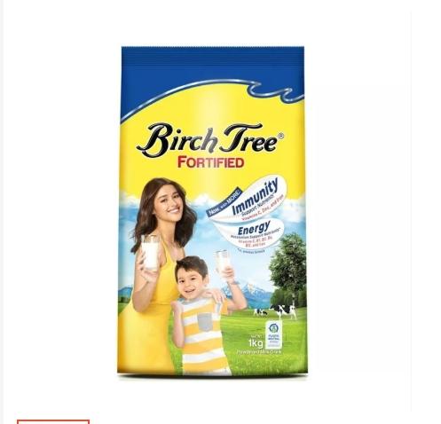 Birch Tree Fortified Plain powdered milk Protein Vitamin Calcium ...