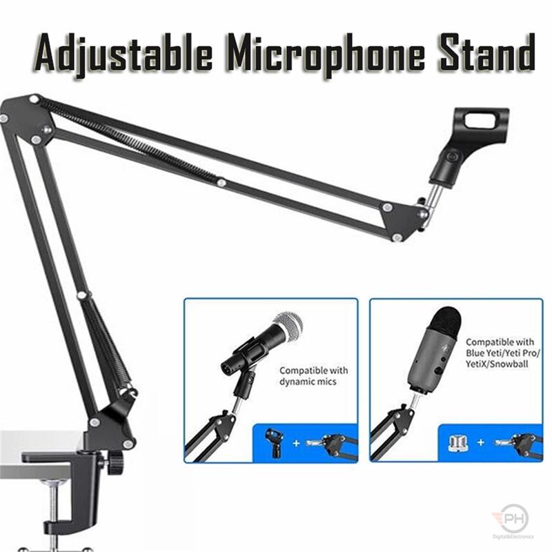 NB-35 Adjustable Microphone Stand Suspension Boom Scissor Ar - TikTok ...