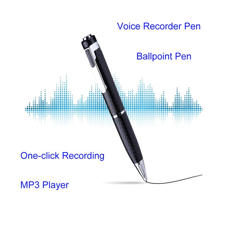 Pen Ballpoint Perakam Suara Digital, dengan Pemacu Denyar USB, - TikTok ...