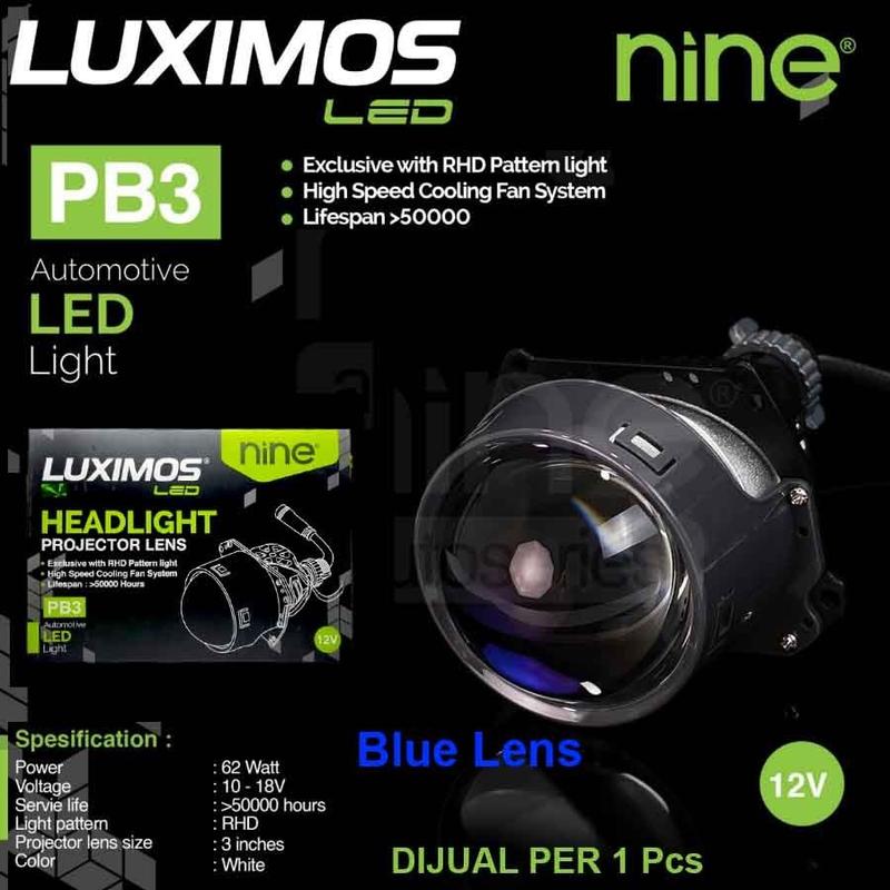 Projektor Bi LED Luximos PB3 124W RHD Lampu Projector Mobil - Shop ...