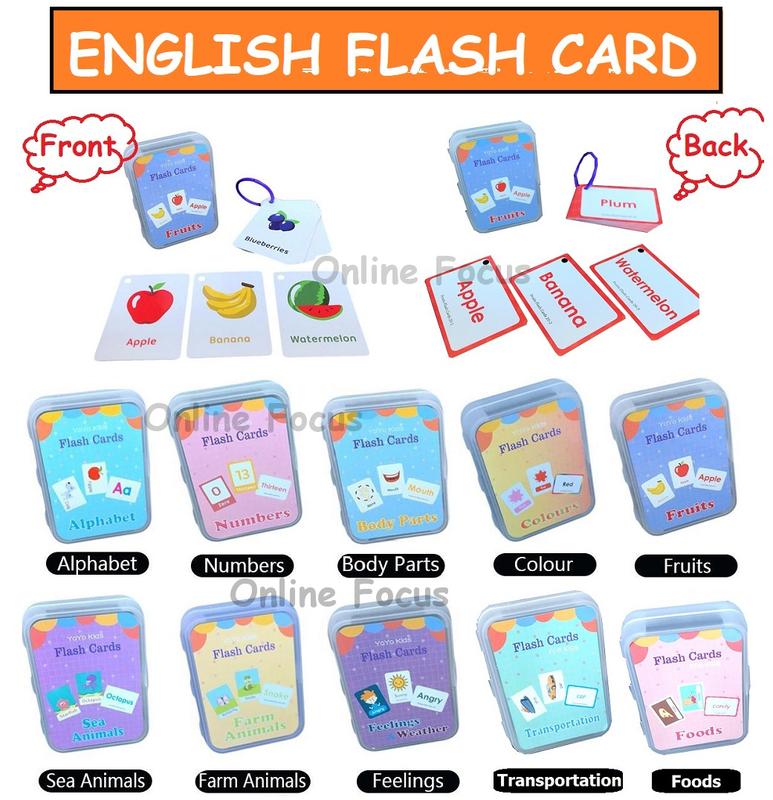 Hot item Early Learning Flash Card Kad Animal ABC Number Color - TikTok ...