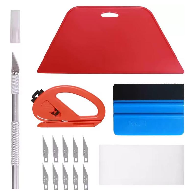 [ONE]15Pcs/Set Window Film Tool with Sharp Engraving Knife Wrap Blades ...