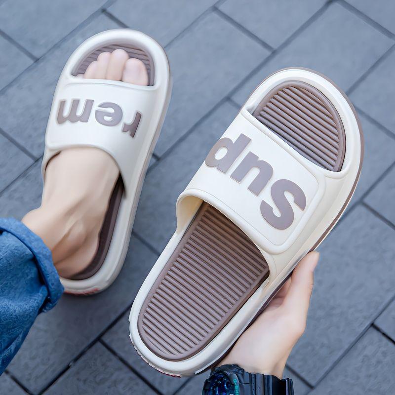 Men's Shoes 2024 New Fashion Men's Slippers Street Shot Soft - TikTok ...