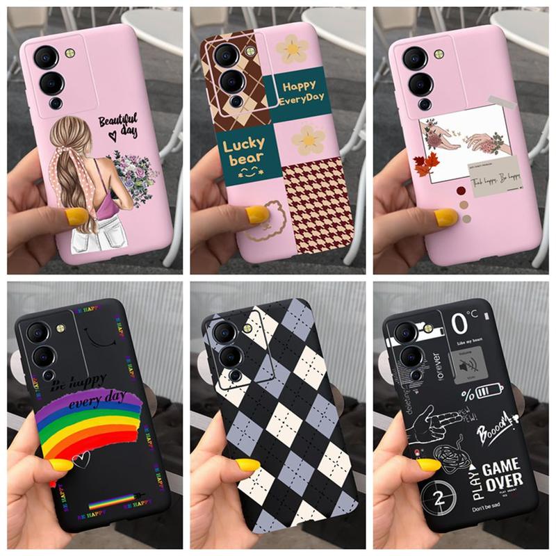 Sarung silikon lembut untuk for Infinix Note 12 G96 Sarung, reka bentuk ...