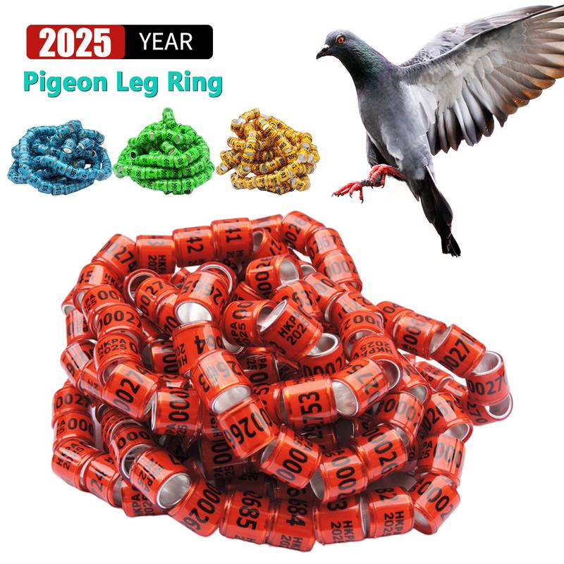 10/50Pcs 2025 Years Pigeons Foot Ring 8x11mm Pigeons Foot Ring - TikTok ...