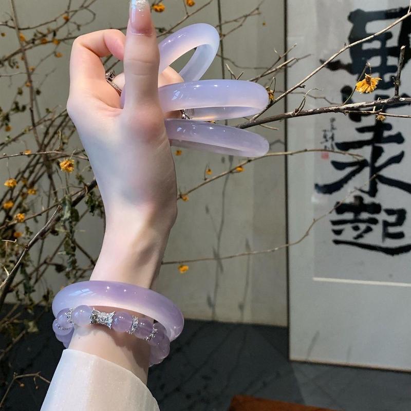 Gelang Violet Jed Ais, Untuk Wanita, Jedite Mata Kucing Ungu - TikTok ...