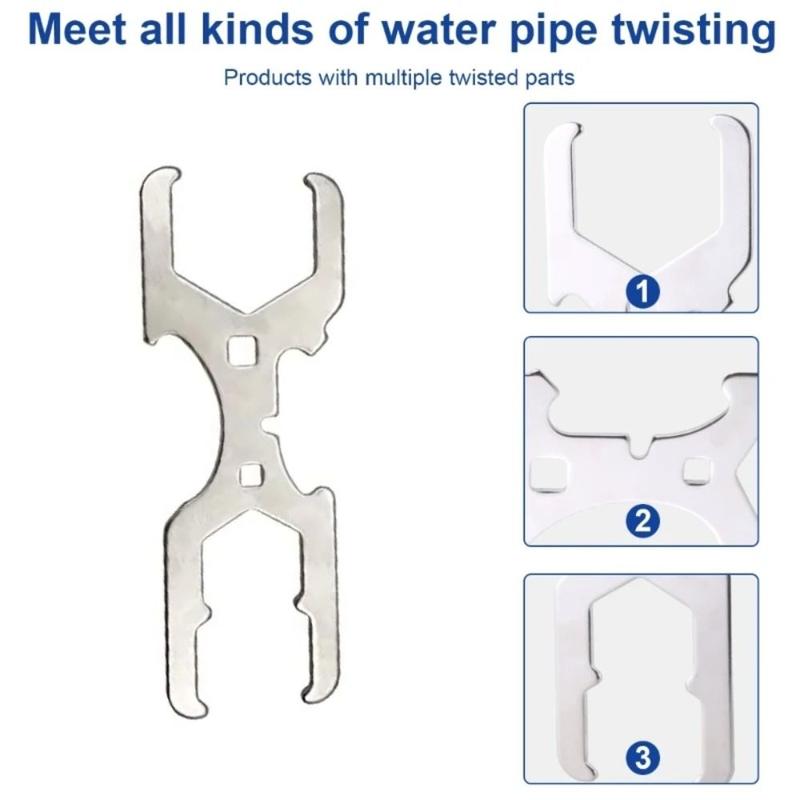 Lock Slip Joint Wing 3-way Design 3 Way Plumber's Wrench Spanner ...