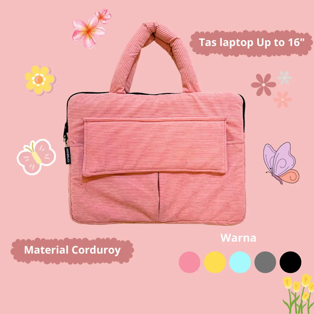 Tas Laptop Corduroy 14 - 16 inchi Tas pelindung Laptop Tas Jinjing ...