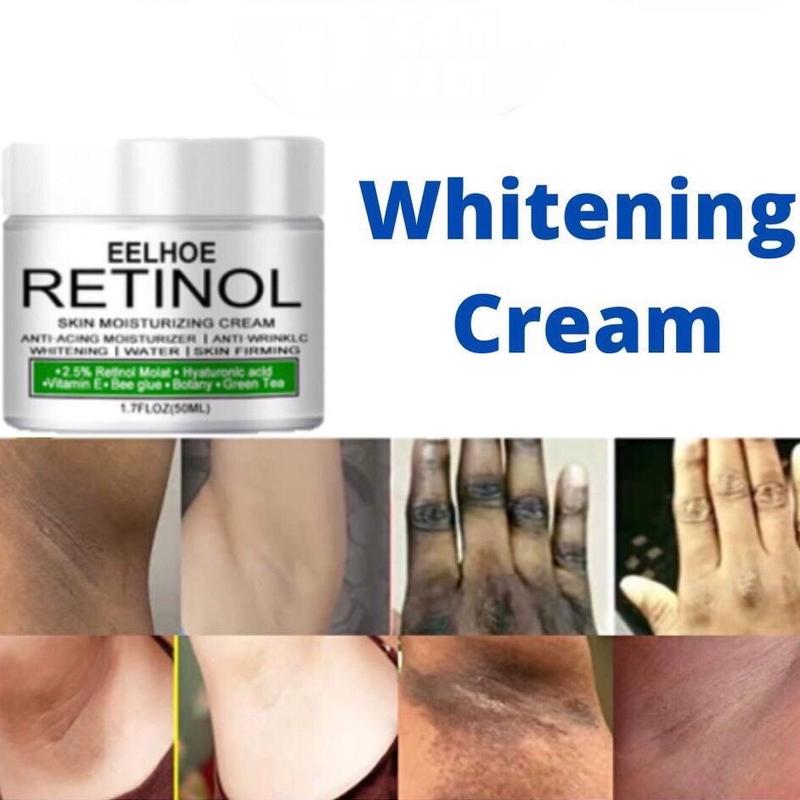 EELHOE RETINOL WHITENING CREAM pemutih kulit putihkan ketiak - TikTok ...