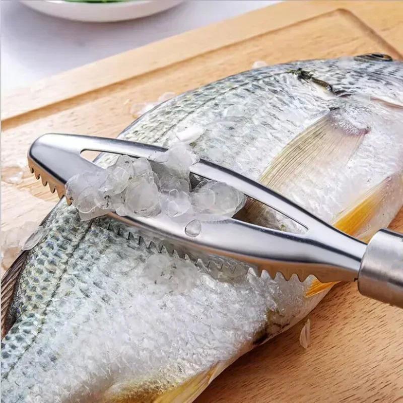 Parut Sisik Ikan, Bahan Keluli Tahan Karat, Parut Pengikis, Pembersih ...