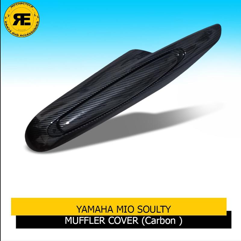 Yamaha MIO Soulty Muffler Cover | Premium Carbon Hydrodip Heat - TikTok ...