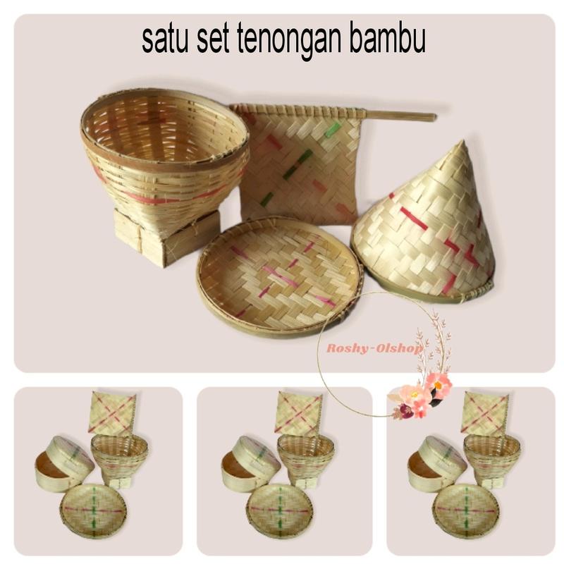 Set Tenongan Bambu/Satu Paket Bakul Mainan Masakan Anak - Shop | Tokopedia
