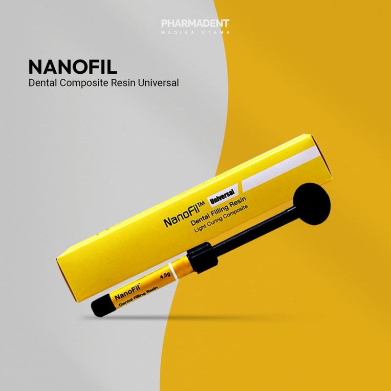 Nanofil Composite Universal Light Curing Resin Tambalan Gigi 4.5gram ...