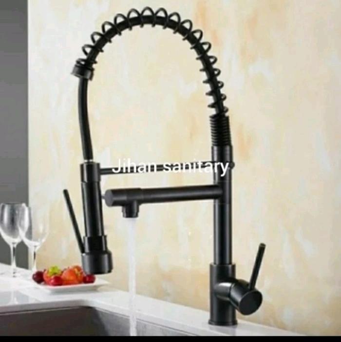 Jual Kran pantry sink stainless hitam dove / kran sink pantry hitam ...