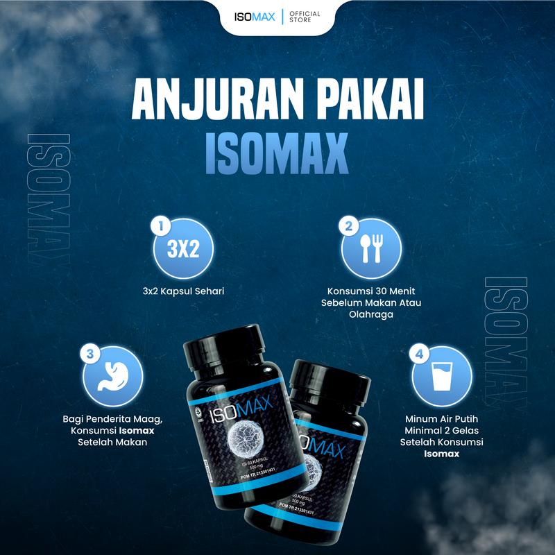 ISOMAX Suplemen Testobooster Stamina Fitness - Shop | Tokopedia