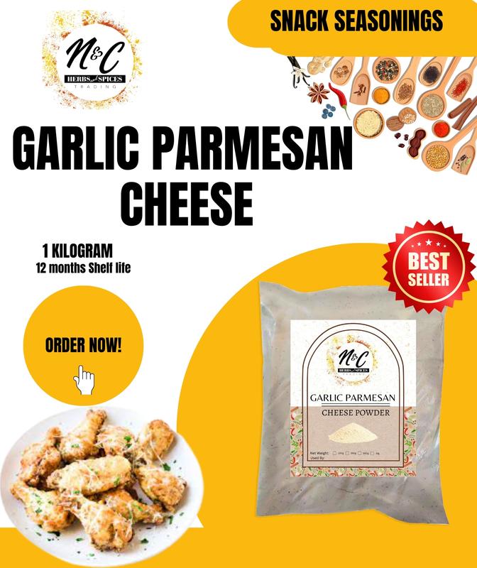 GARLIC PARMESAN CHEESE 100g 250g 500 1kg Herbs and Spices - TikTok Shop ...
