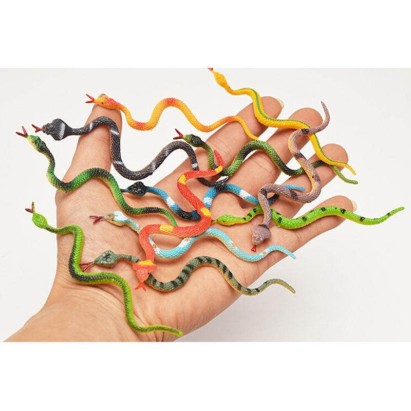 [qm]12pcs High Simulation Toy Plastic Snake Model Funny Scar - TikTok ...