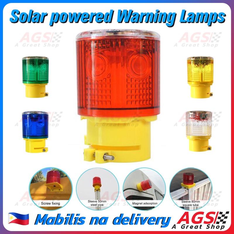 Waterproof LED Solar Warning Light, Traffic Blinker Cones Beacon ...