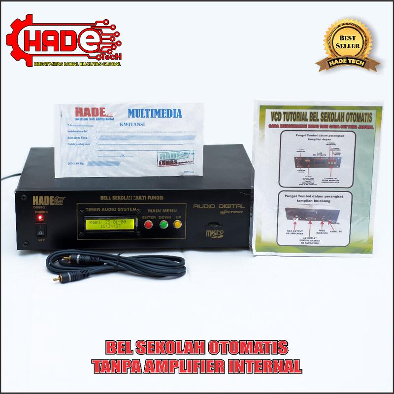 Bel Sekolah otomatis Tanpa Amplifier internal plus kabel rca - Shop ...