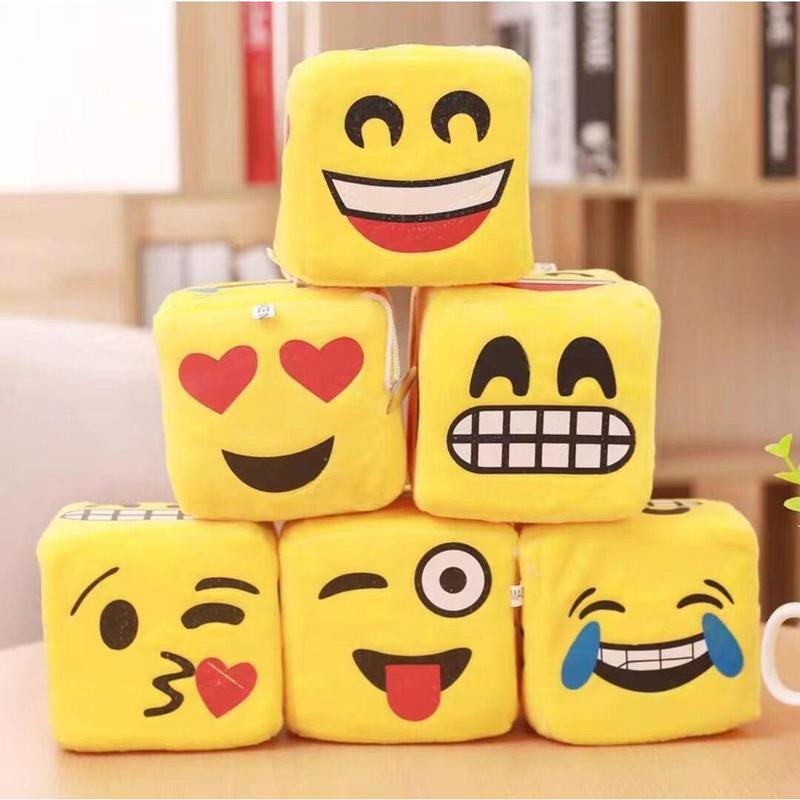 Dadu Boneka Perasaan Senyuman, Mainan Boneka Lembut, 12PCS, Boleh ...