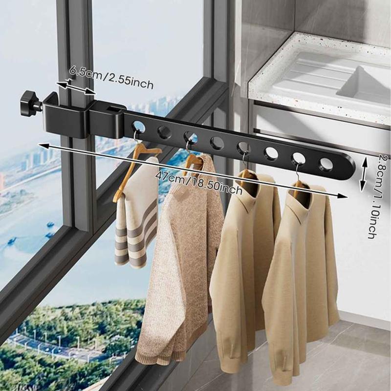 Pressure clothes dryer with window, clothes drying rack for bedroom ...