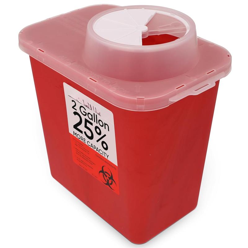 Large Sharps Container for Home Use and Professional 2 Gallo - TikTok Shop