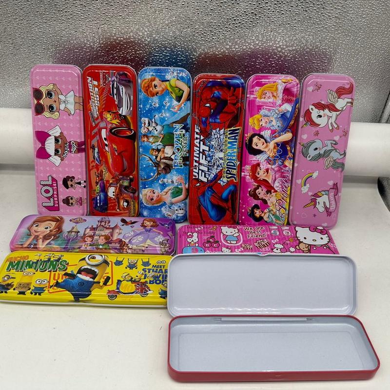 single layer Metal Pencil Case 8898 Character Design Tin Box - TikTok ...