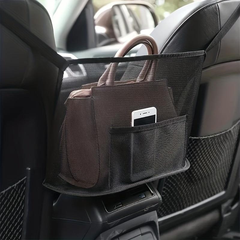 Universal Car Seat Back Storage Mesh Bag, Seat Back Storage Bag ...