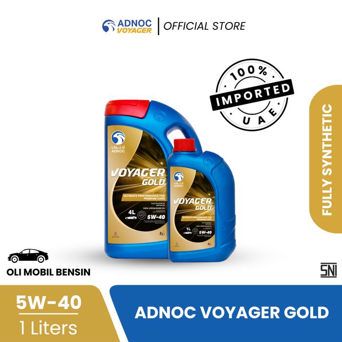 Promo Oli Mobil ADNOC Voyager Gold 5W40 - 1 Liter Car Engine - Jakarta ...