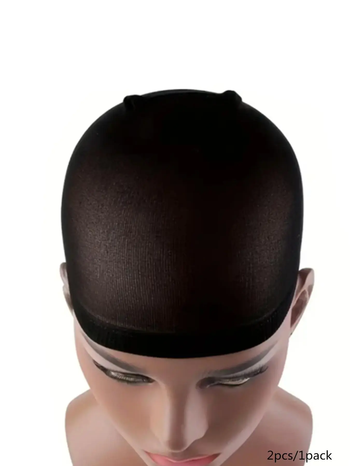 2pcs/pack Solid Color Wig Cap, Invisible Wig Cap, Hair Net For Wig Wear ...