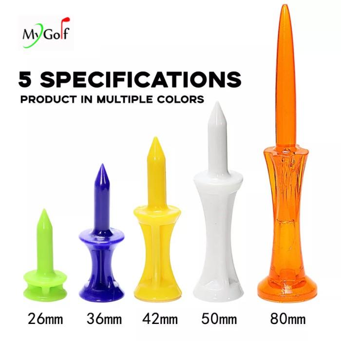 Golf Tee Plastic Super Strong Mix Variasi Ukuran Isi 10pcs - Shop ...