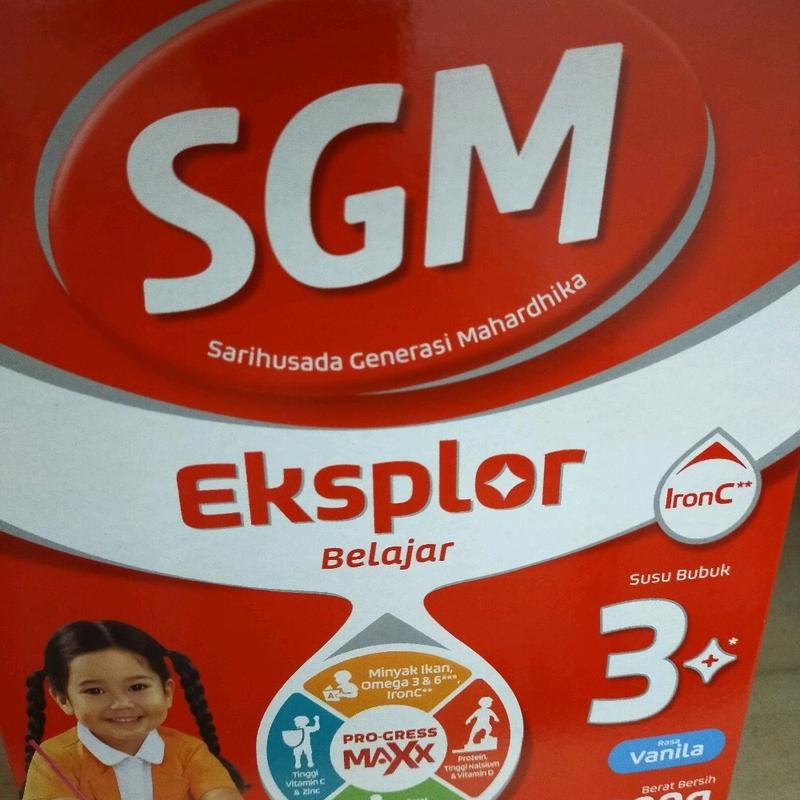 SGM 3 plus Eksplor Aktif Pro-Gress Maxx Rasa Vanila Madu Coklat - Shop | Tokopedia