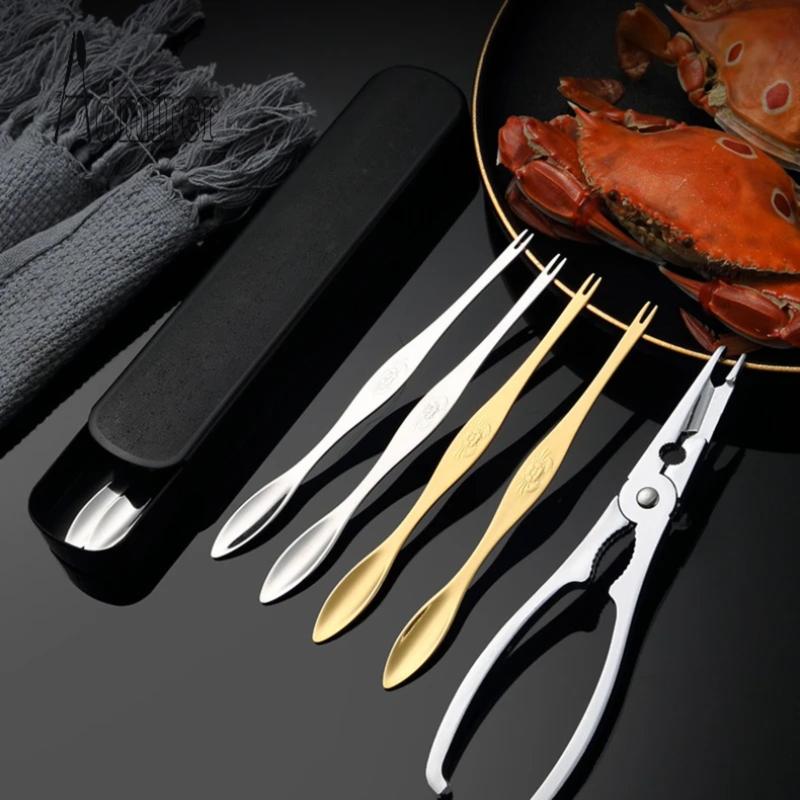 304 Stainless Steel Crab Claw Crab Needle Portable Zinc Allo - TikTok ...