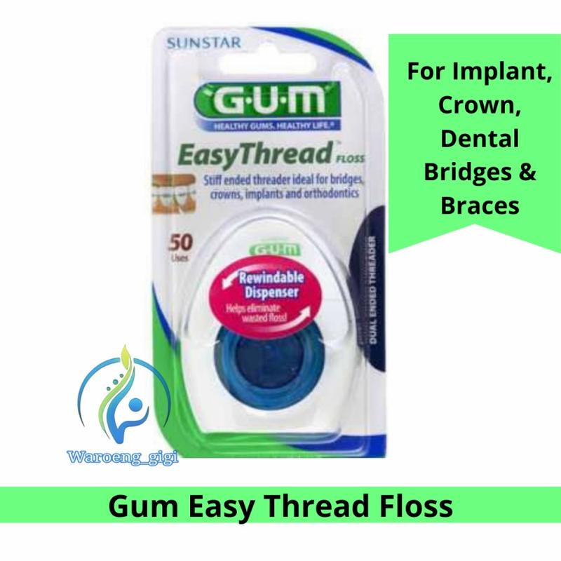 Gum Easy Thread Floss / Dental Floss Gum - Shop | Tokopedia