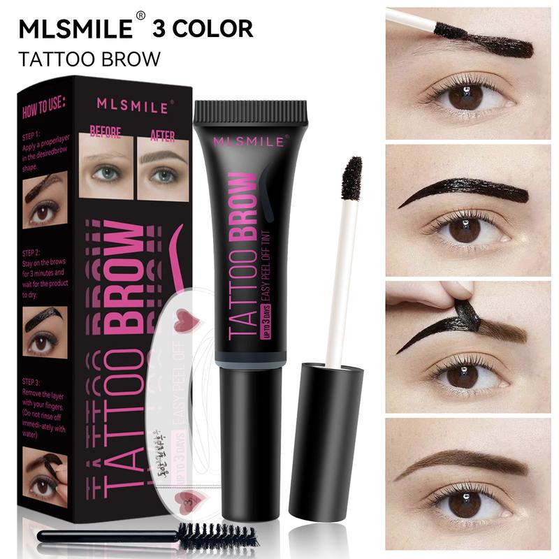 3-Day Long-Lasting Peel-Off Eyebrow Tint Gel Semi-Permanent Waterproof ...
