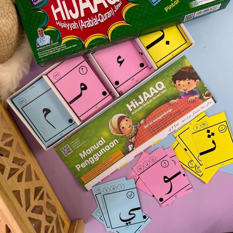Kad Pintar Hijaaq Belajar Jawi Bahan Bantu Mengajar - TikTok Shop Malaysia