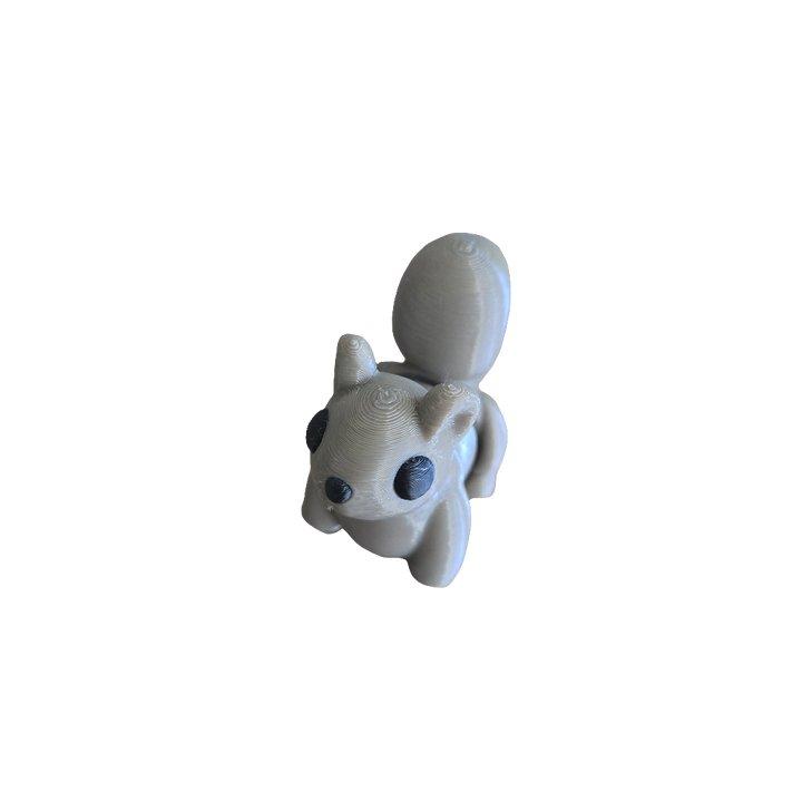 ZOU3D Squirrel Keychain - Cute Plastic Casual Design - Environmentally ...