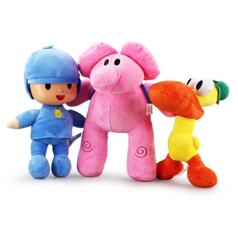 POCOYO Doll Toy Cartoon Cute Elly Pato Loula Sleepy Bird Kawaii Plushie ...
