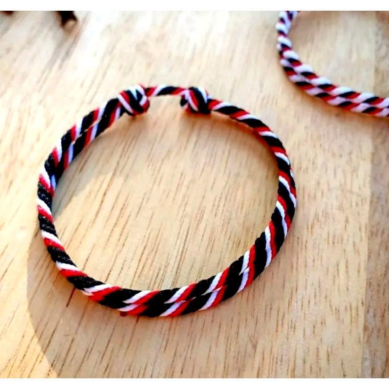 Paket 3 Gelang Tridatu Asli Bali Ukuran 2mm 3 Warna dengan Mantra Tolak ...