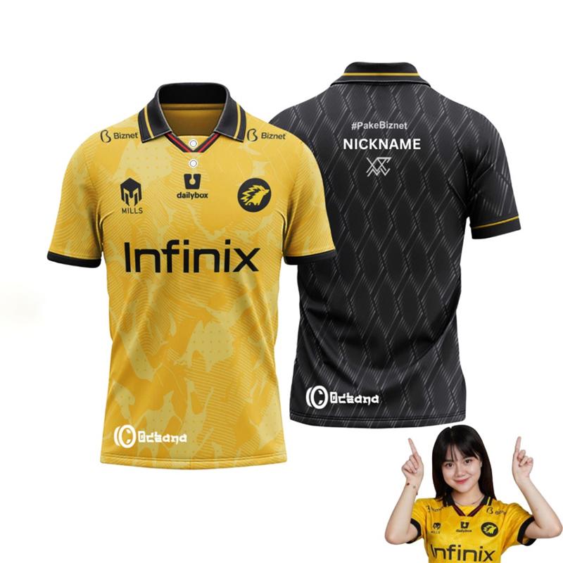 JERSI ESPORT JERSEY ONIC, MSC 2025, Baju-T Infinix, Nama Tersuai ...