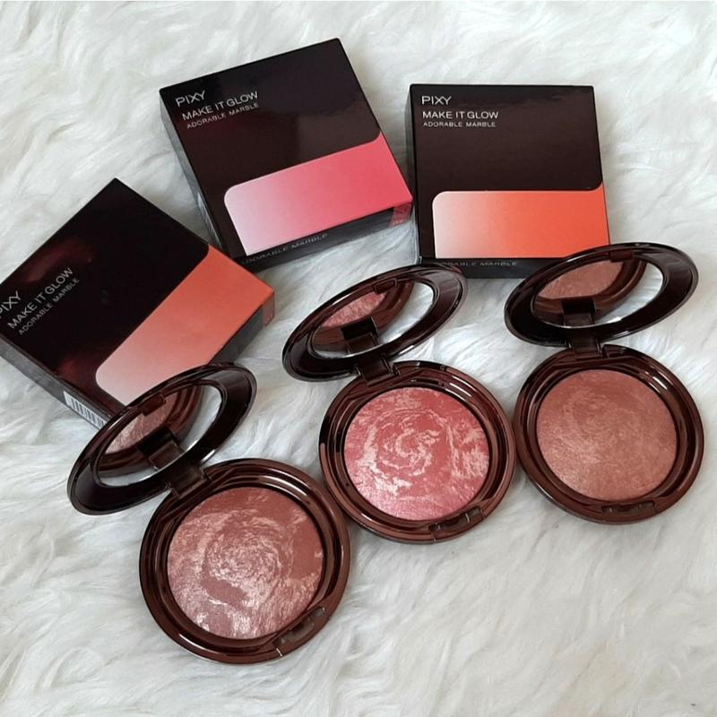 PIXY Make It Glow Adorable Marble [Blush On] - Shop | Tokopedia