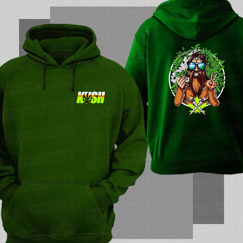 Kush Reggae Hoodie 3 Colors Jacket Standard Size S - 3XL Unisex ...